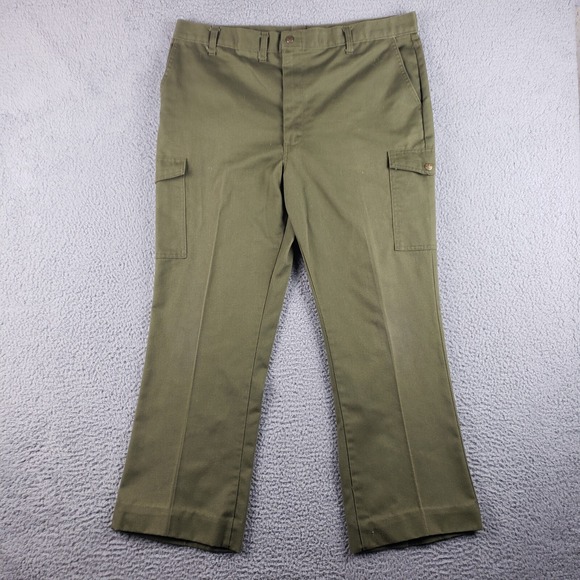 Pants | Vintage Boy Scouts Of America Pants Mens 39x29 Green Cargo ...